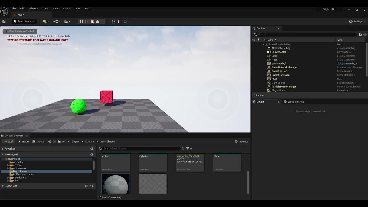 UE5 Blueprints Tutorial 023-3 Simulate Physics ON/OFF 物理エンジン - YouTube