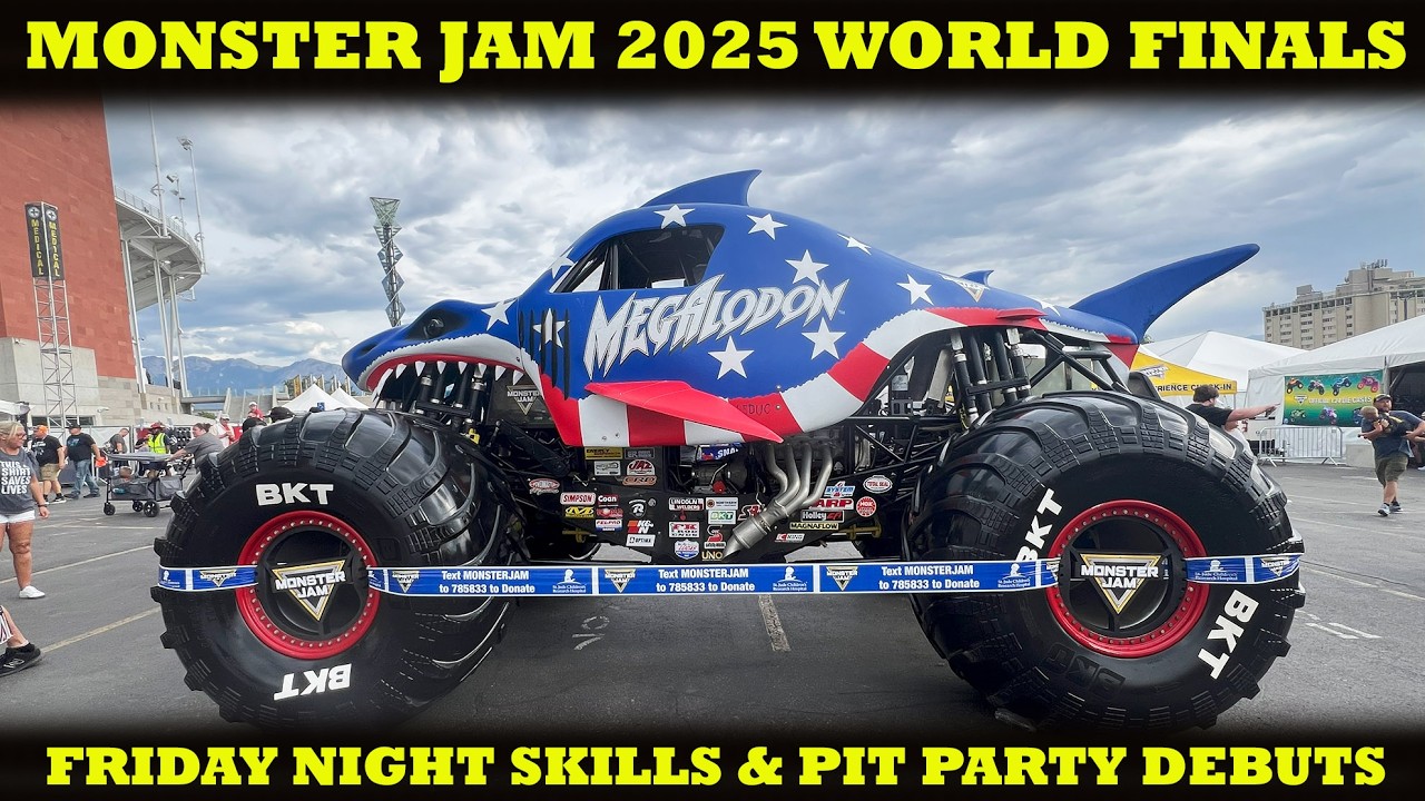 Monster Jam World Finals 2025 Friday Night Skills, Wreck Deck Debut & Full Pit Party with New ...