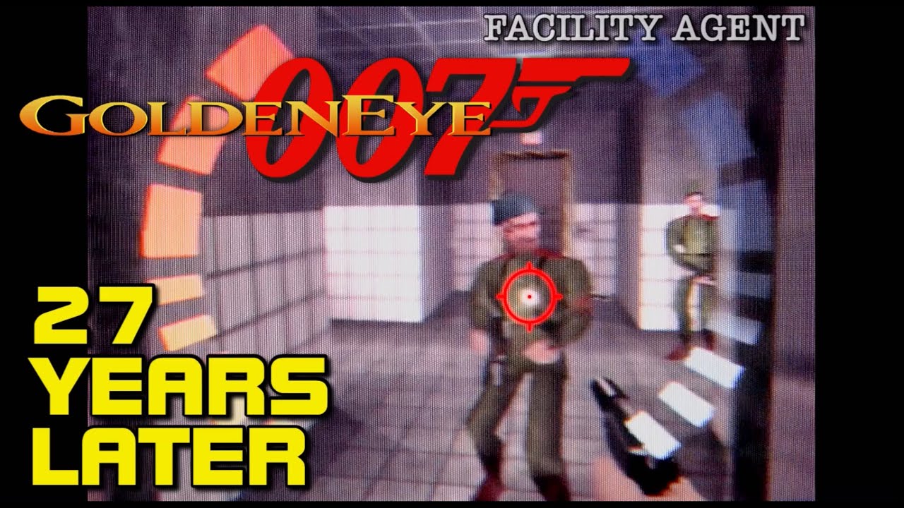 Goldeneye 64 27 years later: Facility play-through on Agent - YouTube