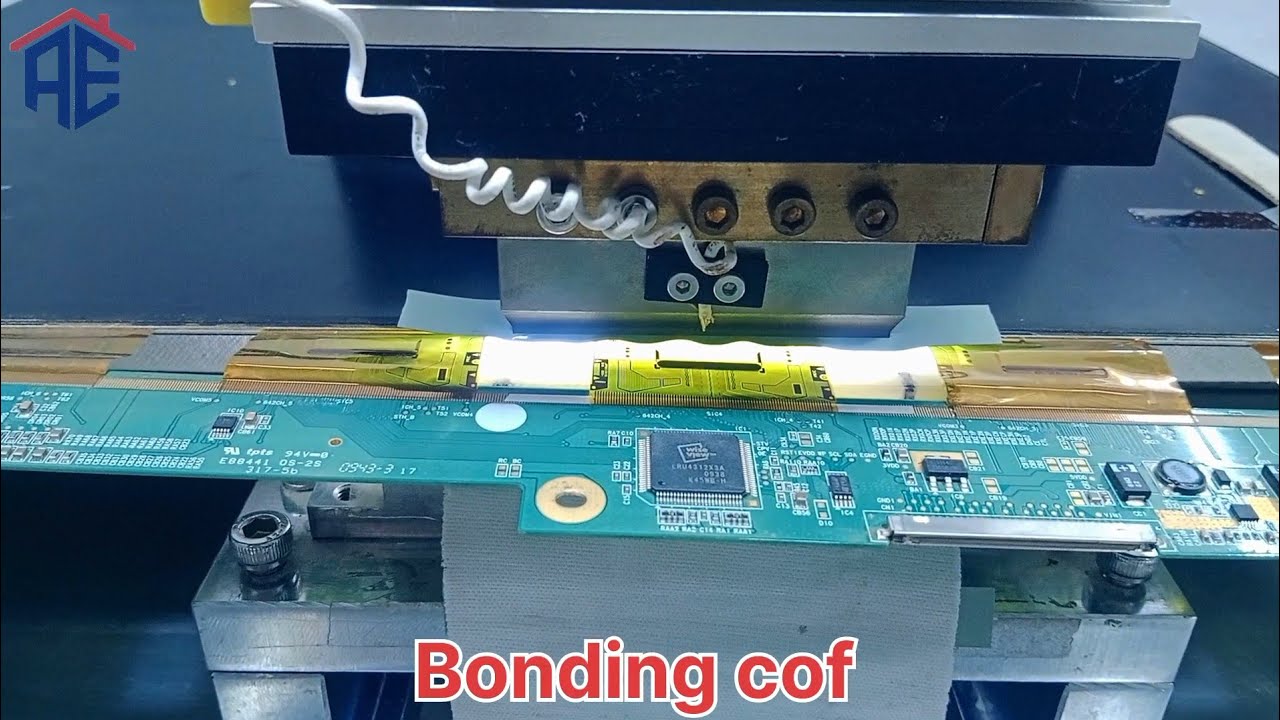 lcd tv burn cof process for bonding machine | led tv panel repairing ...