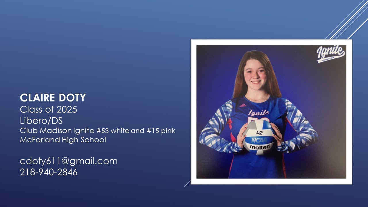 Claire Doty JVA Mizuno Midwest Highlights May 2023 - YouTube