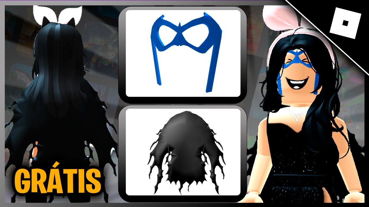 COMO PEGAR 2 ITENS CAPA E MÁSCARA GRÁTIS NO ROBLOX | SUPERPOWER ...