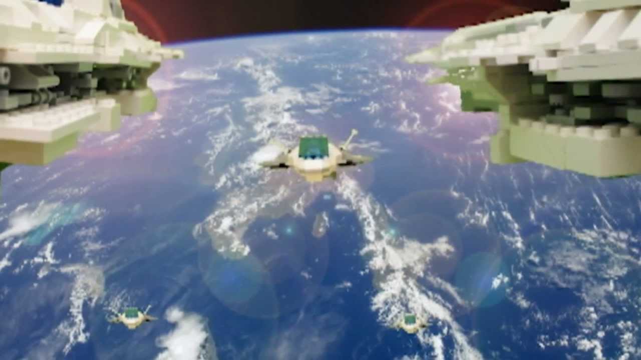 Lego Space Battle - YouTube