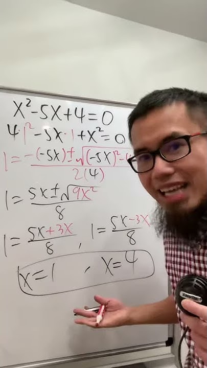 Quadratic Equation In “1” #shorts - YouTube