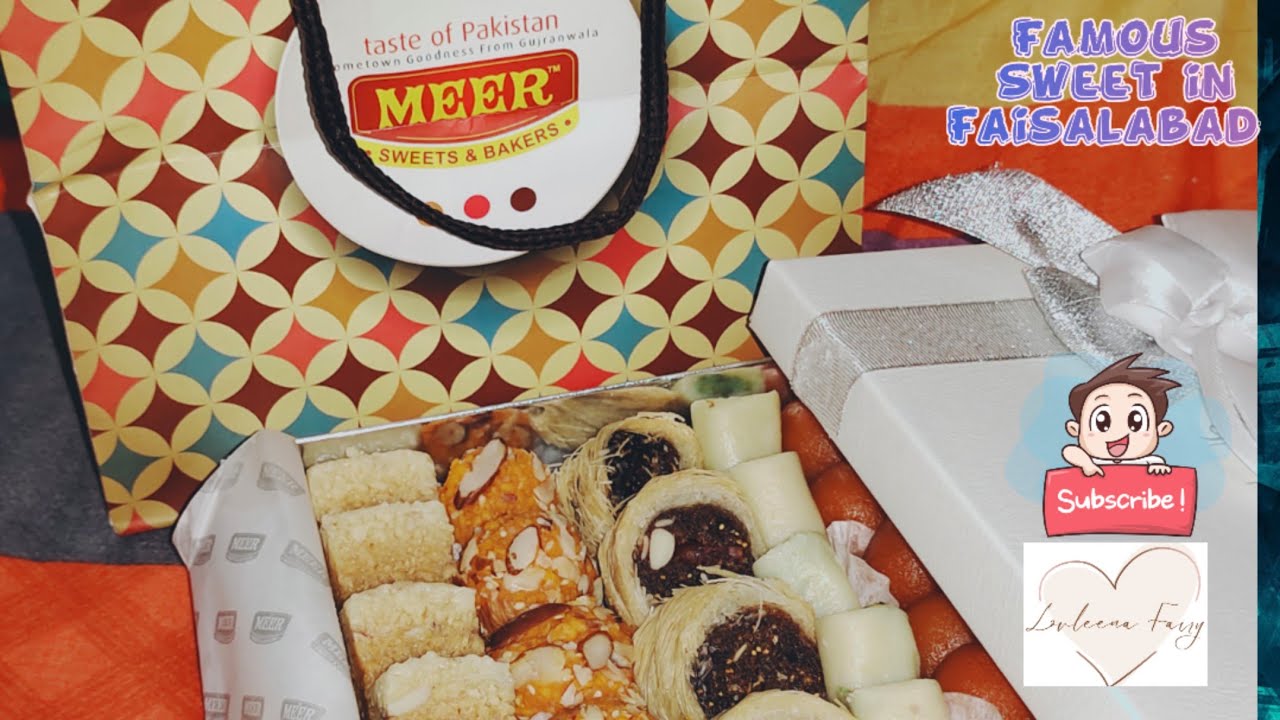 Sweets مٹھائی | Famous Sweet in Faisalabad | Meer Sweets & Bakers ...