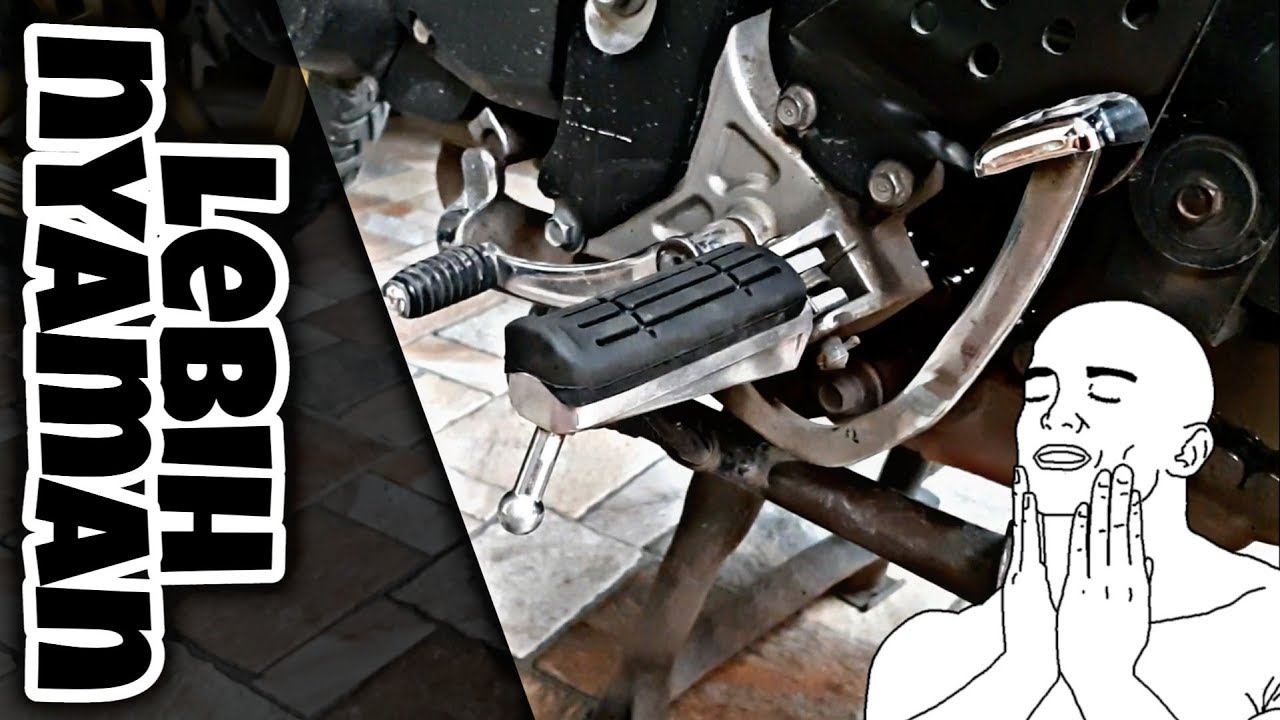 Mengganti Karet Foot Step Si Byson - YouTube