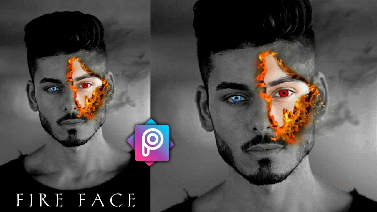 Fire Face Editing Tutorial | 2020 Latest PicsArt Editing Tricks ...