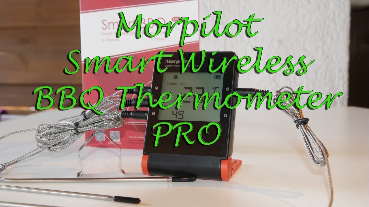 Morpilot Smart Wireless BBQ Thermometer PRO Y-BBQ - YouTube