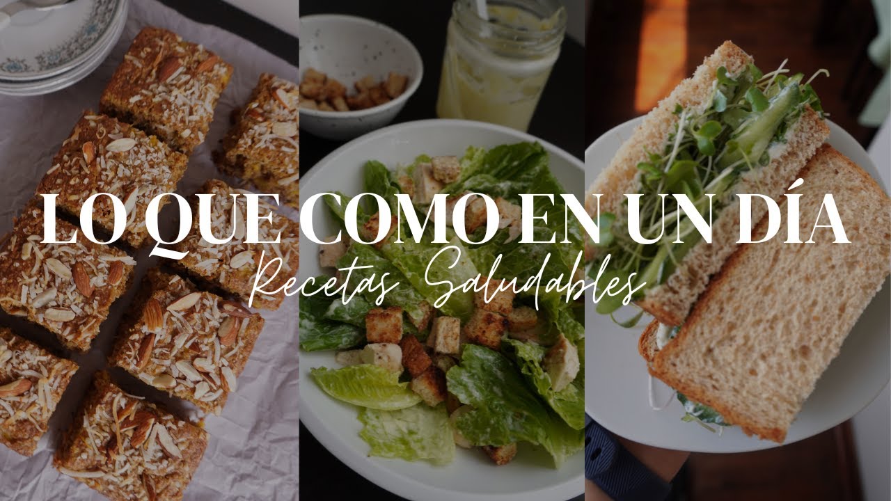 Un día completo de comidas saludables | recetas nuevas y fáciles - YouTube