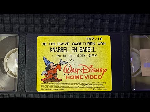 Ending to De Doldwaze Avonturen Van Knabbel en Babbel (Dutch VHS -1991)