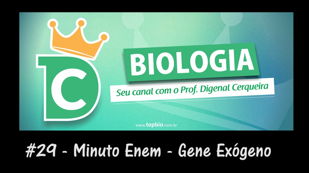 #29 - Minuto ENEM - Gene Exógeno - YouTube