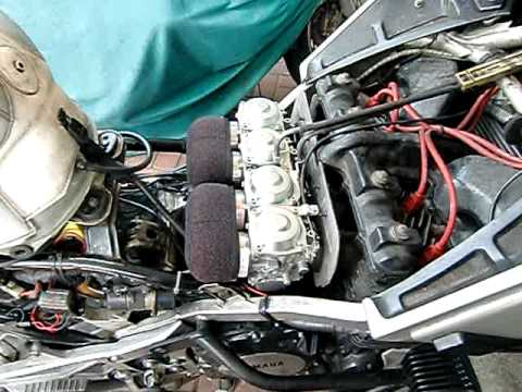 FJ1200 unipod filters remus race can - YouTube
