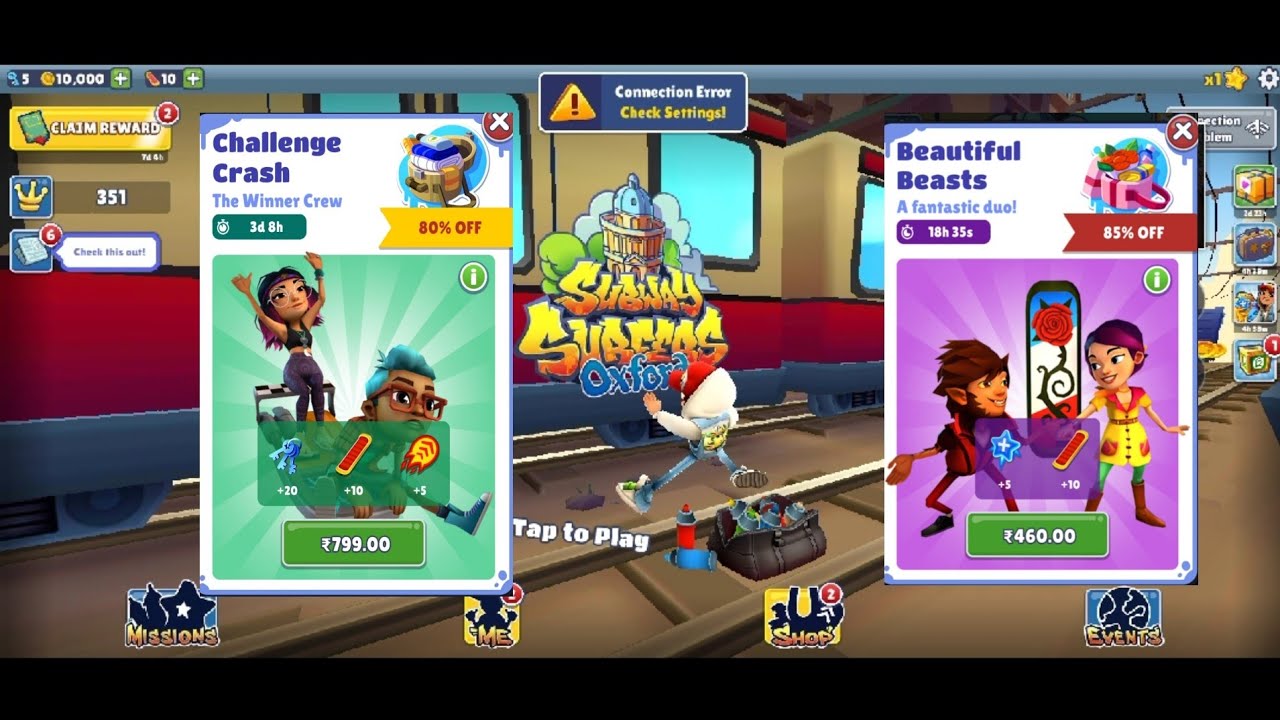Subway Surfers Challenge Crash And Beautiful Beats All Purchase I Spent ...