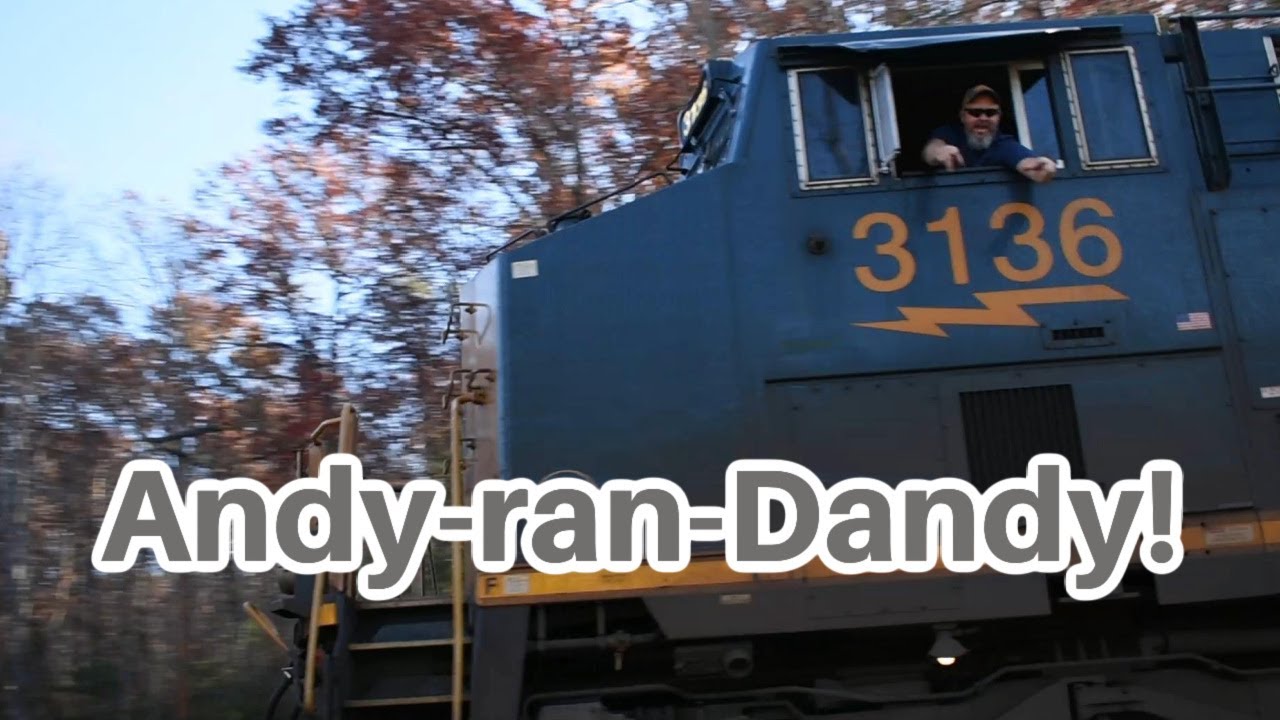 Andy-ran-Dandy working a CSX SD40-2, Kansas City Southern and Canadian ...
