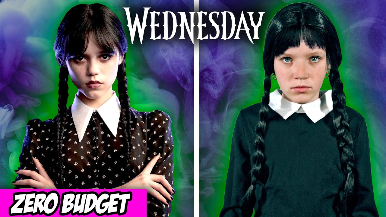 Wednesday Addams Zero Budget - YouTube