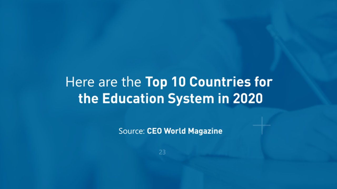 Top 10 Countries for the Education System in 2020 - YouTube