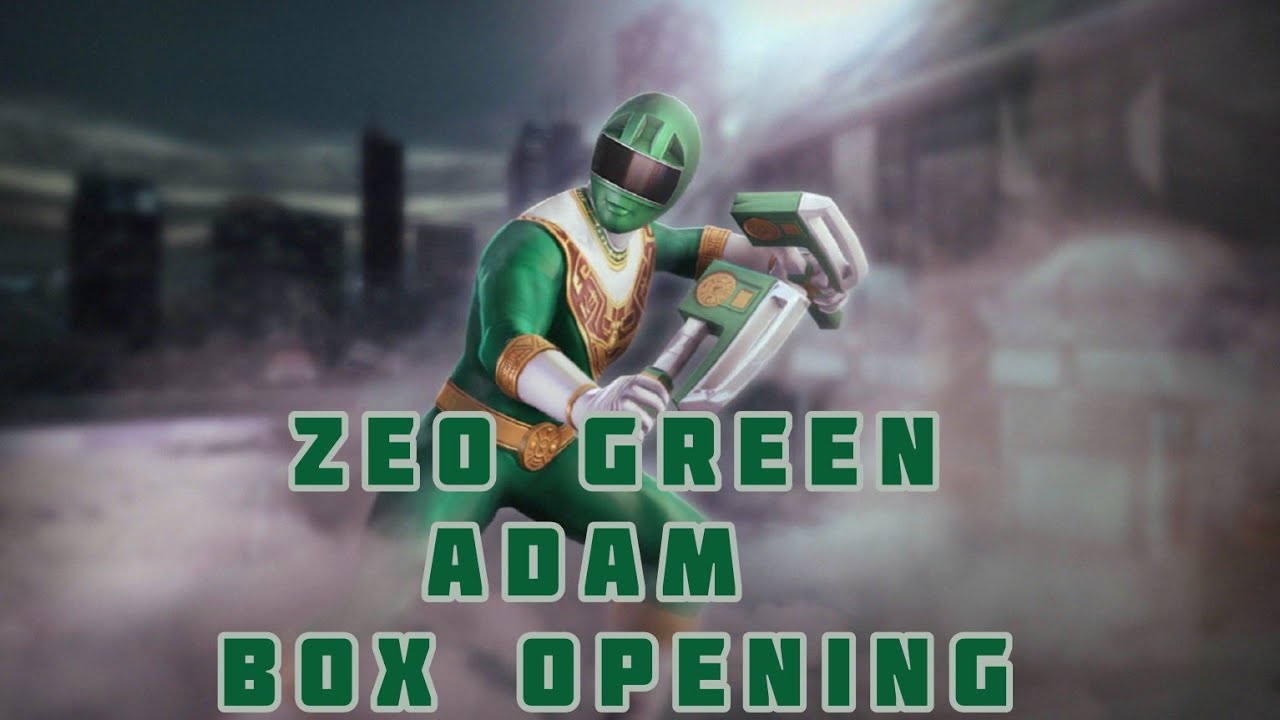 Power Rangers Legacy Wars Adam Zeo green box opening - YouTube