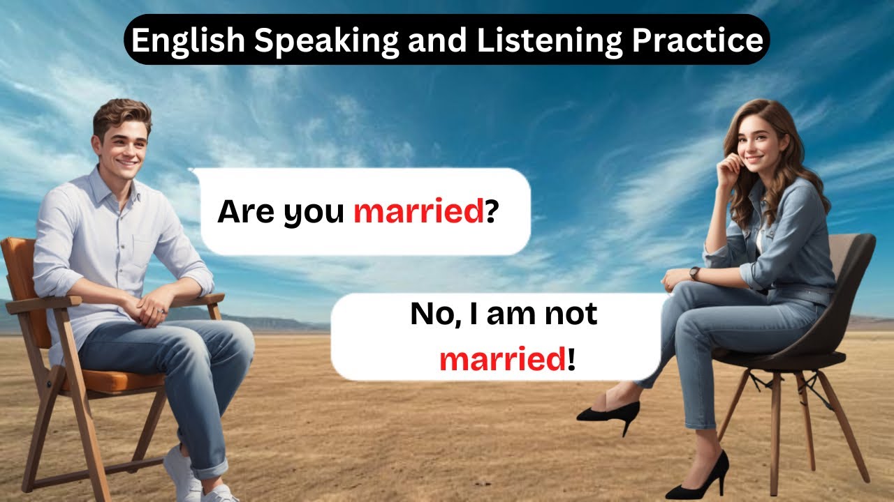 Easy Conversation Practice for Beginners 🎧 | 22 Minutes Listening and ...