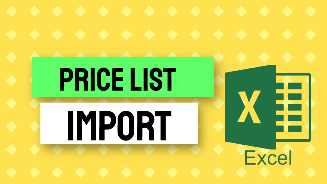 Price List Import From Excel TALLY PRIME YouTube Price List Import From Excel TALLY PRIME YouTube