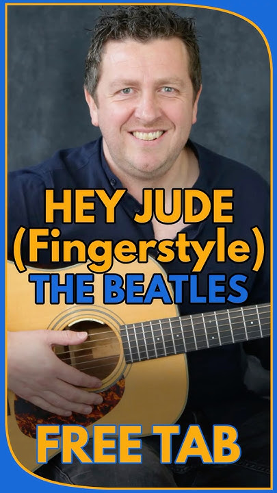 Hey Jude - Fingerstyle Guitar Lesson - FREE TAB - The Beatles - Drue James - YouTube