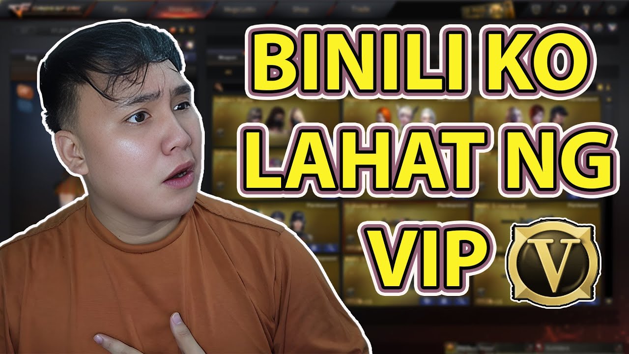 GUMAWA AKO NG SMILEY AT BINILI KO LAHAT NG VIP SA CROSSFIRE (737 VIP ...