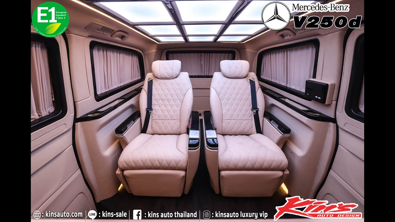 Mercedes Benz v-class. Modification luxury VIP by... Kin’s - YouTube