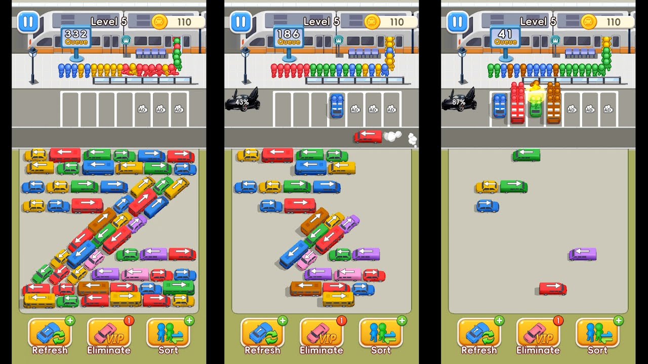 Car Jam Solver Level 05 - YouTube