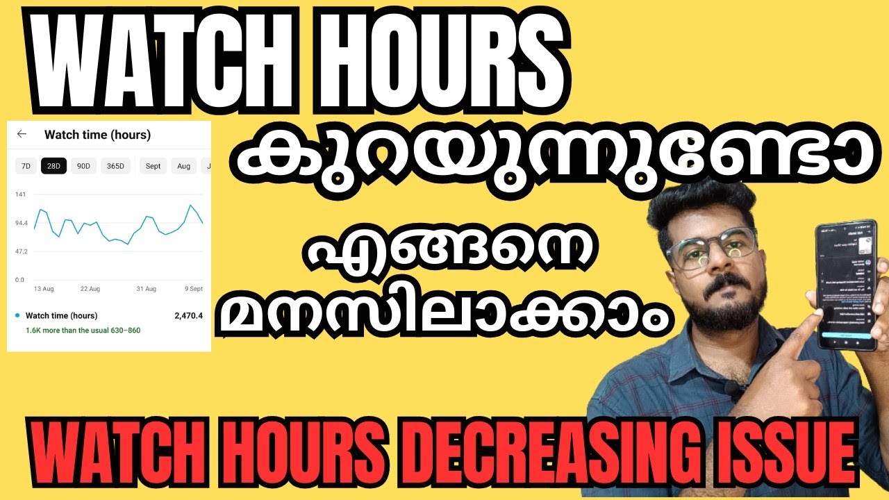 How To Solve Youtube Watch Hours Decreasing Problem | How To Check Watch Hours On Youtube - YouTube