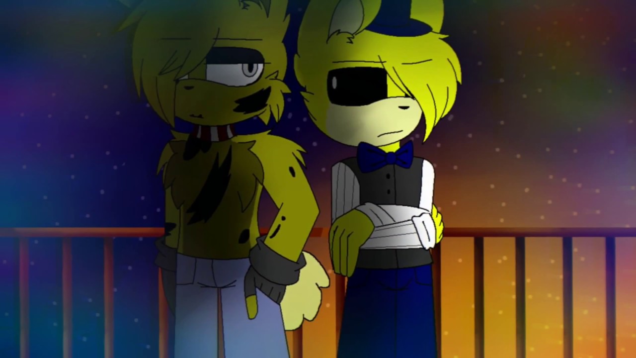 (Imovie fnaf) golden freddy x springtrap tribut music just a dream ...