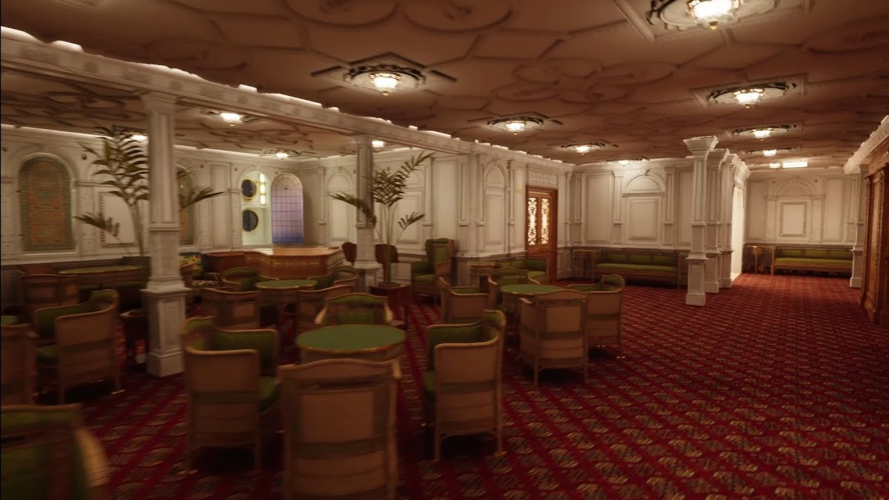 Titanic: Honor and Glory - Demo 401 - 1st Class Reception Room and G ...