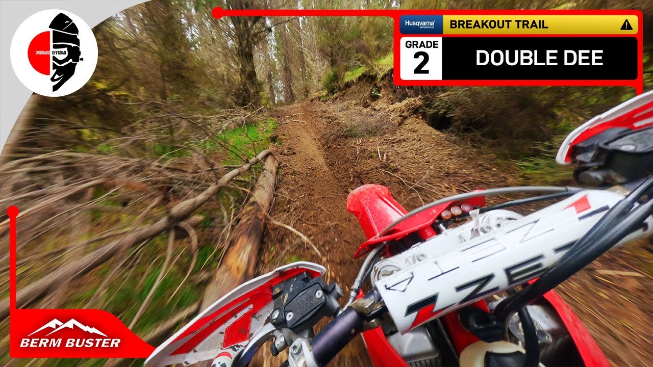 Berm Buster | Husqvarna Loop ⚪ BREAKOUT TRAIL ⚠️ Double Dee (Grade 2 ...