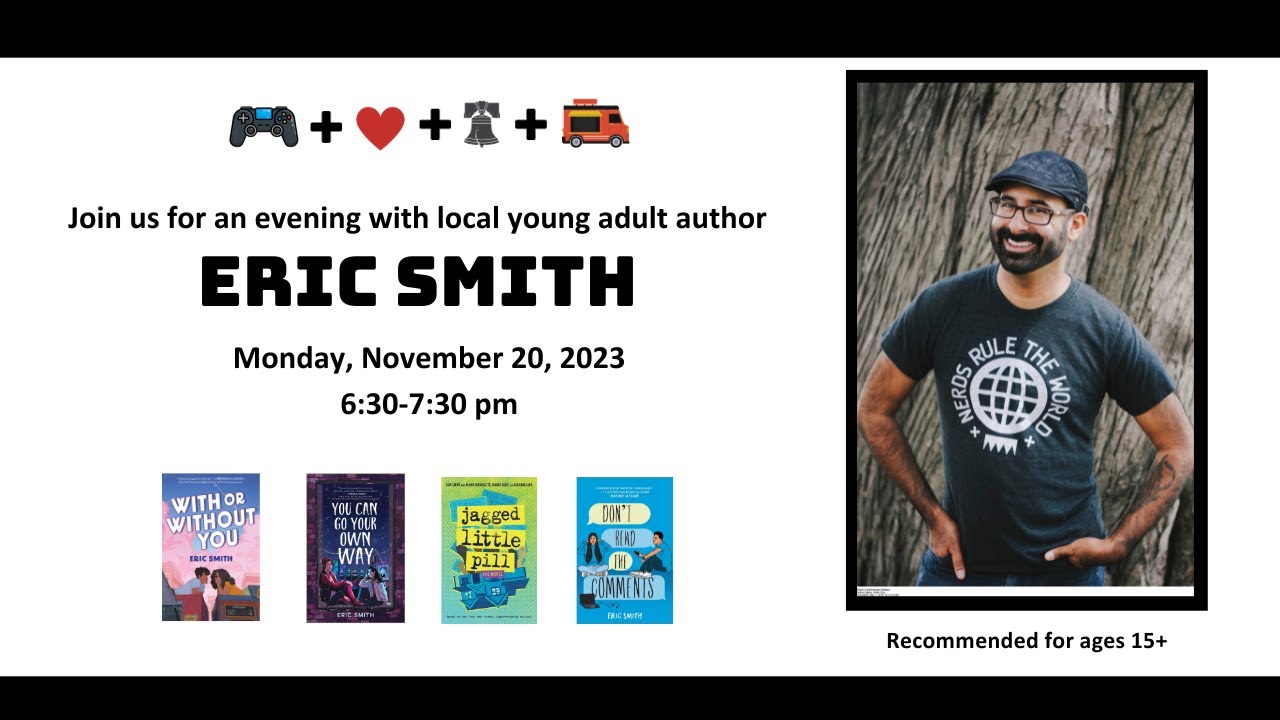 Author Talk with Young Adult Writer Eric Smith! - YouTube