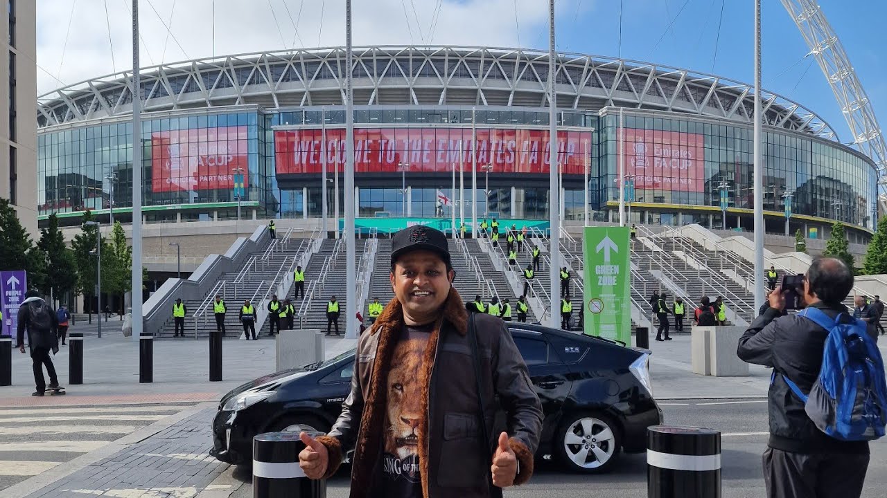 Wimbley Stadium for Emirates cup final football match at Wimbley Park ...