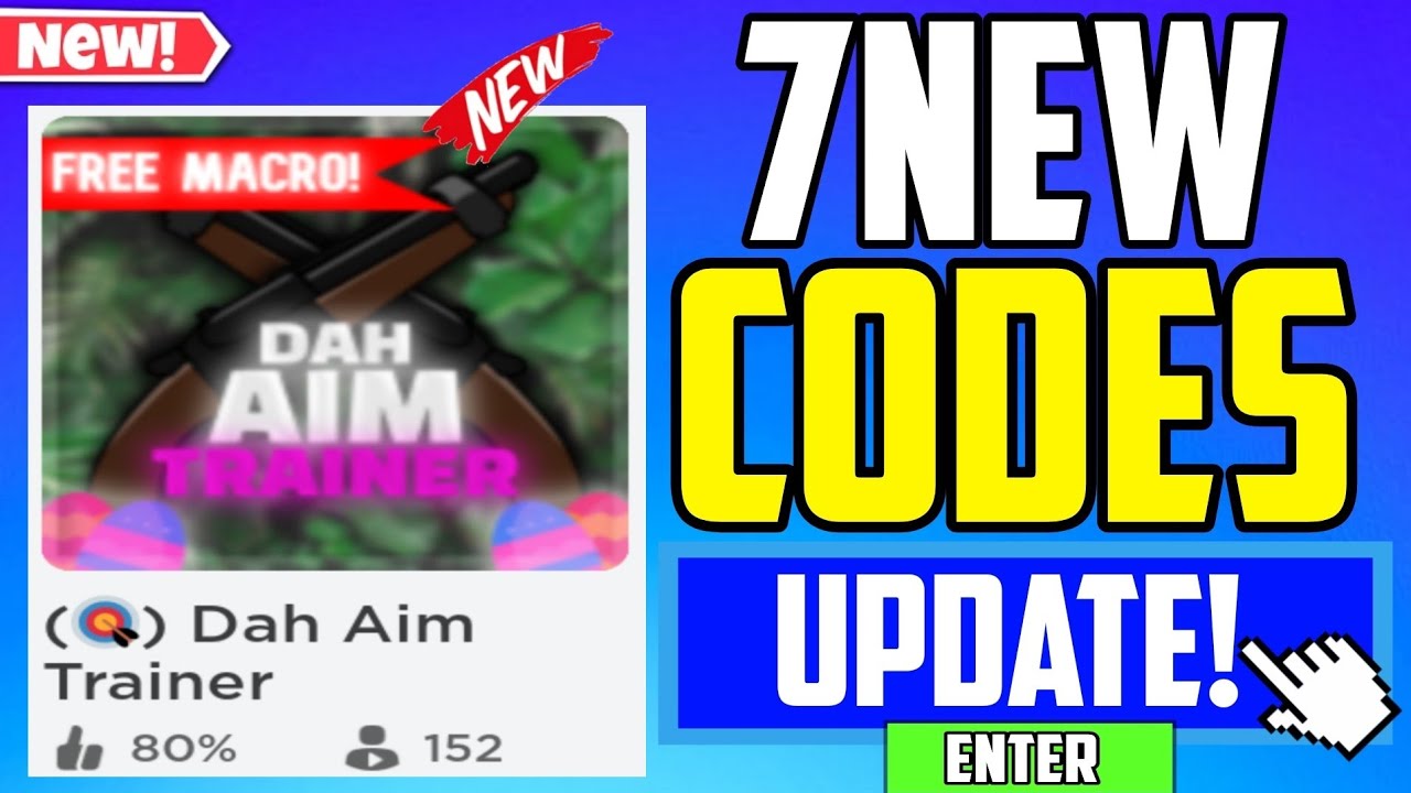 *SECRET UPDATE!* | DAH AIM TRAINER CODES 2023 - YouTube