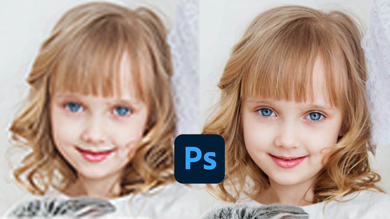 how to Depixelate images in Photoshop | Photoshop 2023 | Convert Into ...