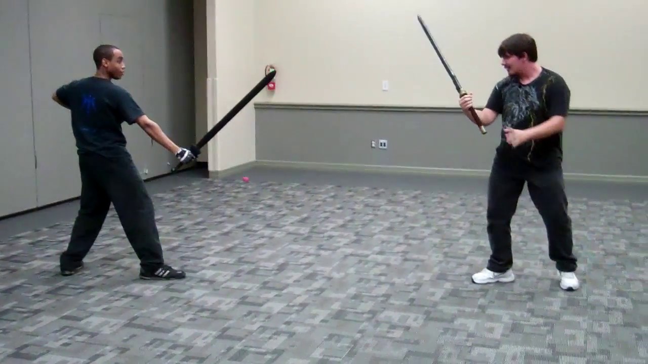 Vorpal Katana vs Gaelic Longsword - Trial - YouTube