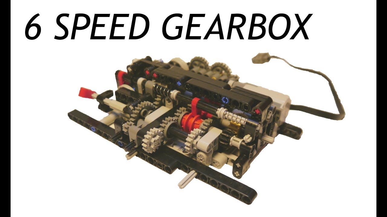 Lego 6 speed sequential flat gearbox RC w/instructions - YouTube