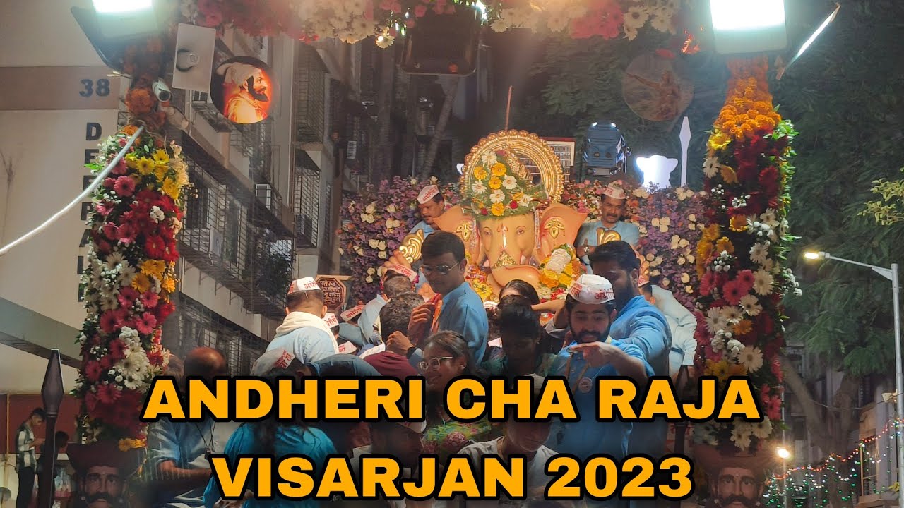 ANDHERI CHA RAJA VISARJAN 🥺 2023 || (ANDHERI WEST) || BAPPA CHA ...
