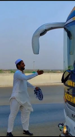 Pakistan Express Nasir Khalid 🛣️ #drivers #bus #coach #viral #video # ...