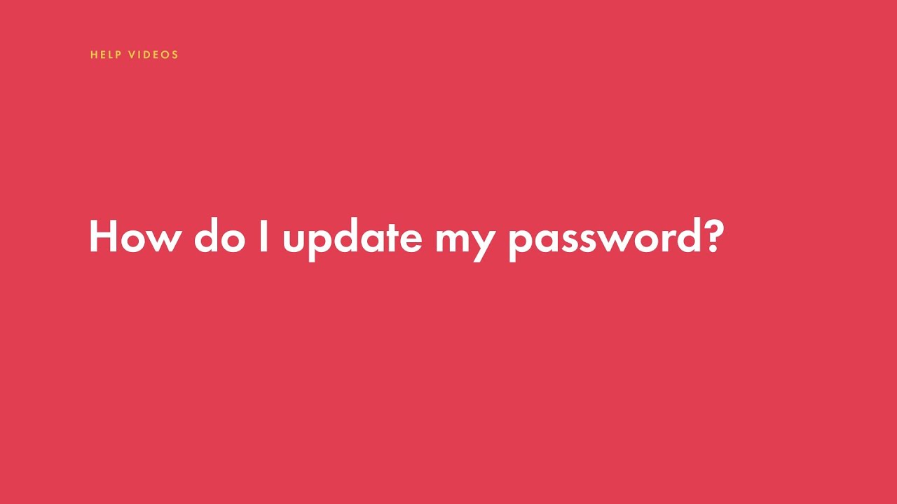 Learner Help How Do I Update My Password YouTube learner-help-how-do-i-update-my-password-youtube