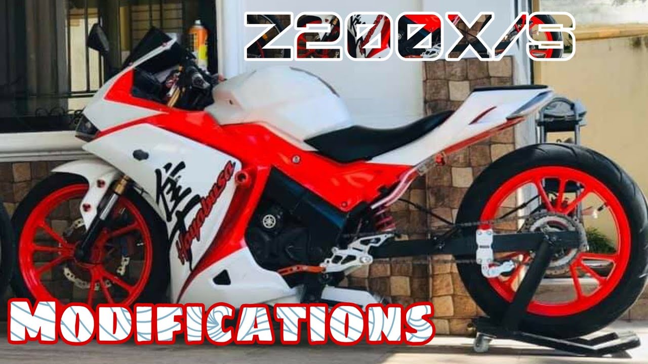 Ducati inspired Z200X/S | Modified - YouTube