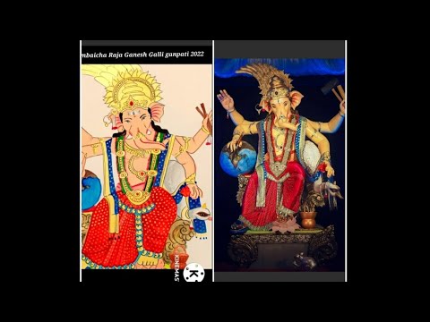 Ganesh Chaturthi special Drawing & Painting of Mumbai cha Raja (Ganesh ...