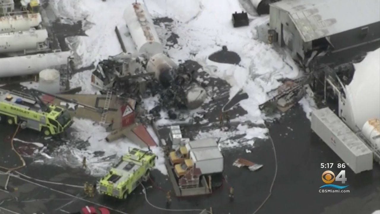 Several Killed After World War II-Era Bomber Plane Crashes - YouTube