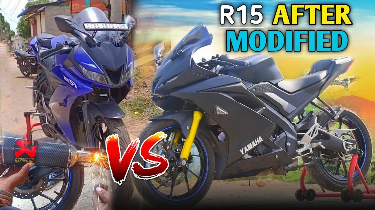 R15 V3 Full Modified Bike | Wrapping | New Furnitures | R15 | R6 look ...
