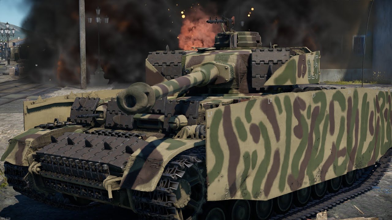 War Thunder Realistic Battle Panzer IV H Should be at 4.0 - YouTube