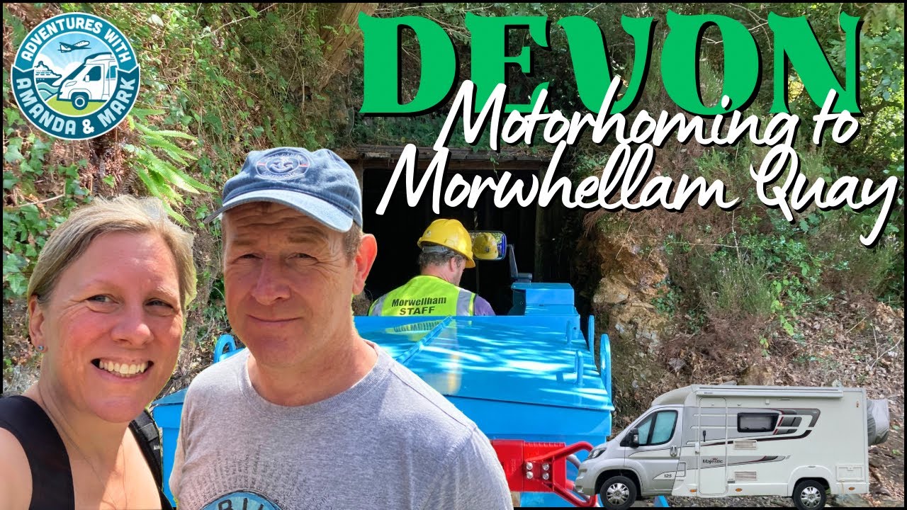 Motorhome trip to Devon | Going underground on the Copper Mine Train ...