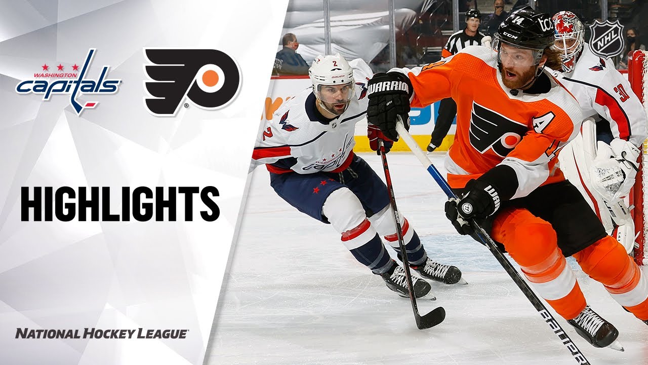 Capitals @ Flyers 4/17/21 | NHL Highlights - YouTube