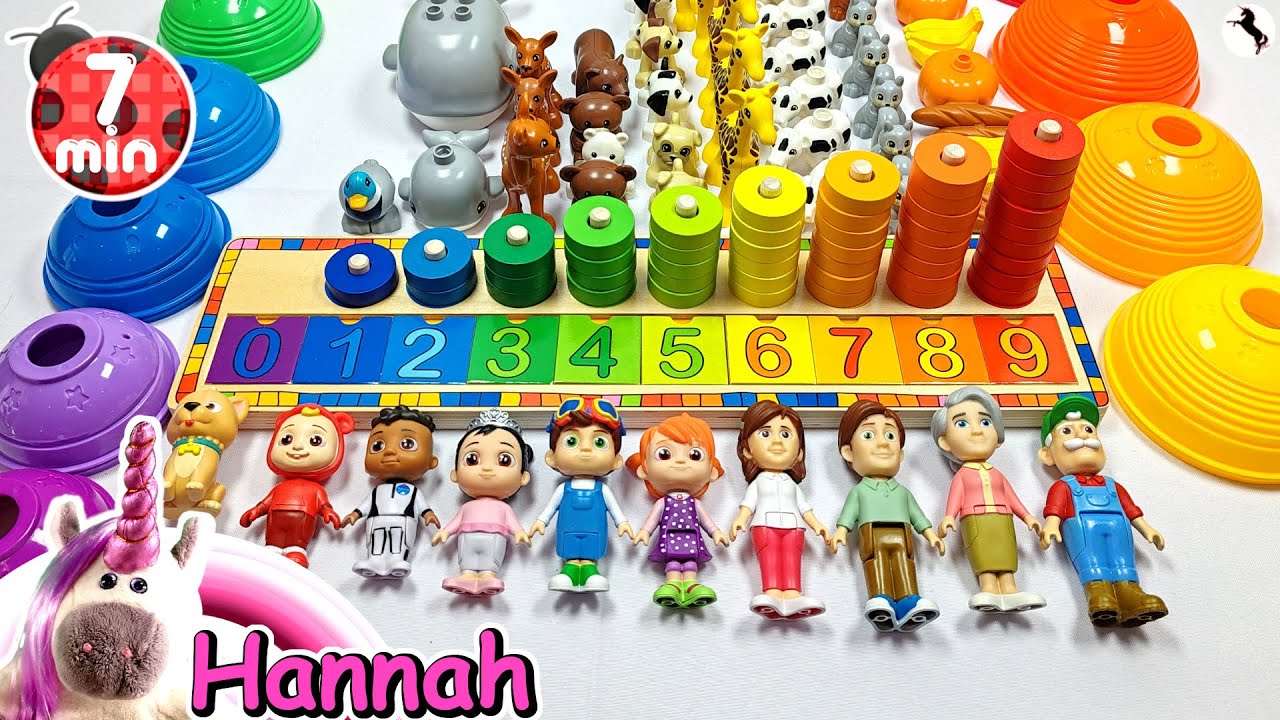 Numbers & Counting 1-9 Activity Puzzle 🥰 Toddler Learning Video 🥰 With ...