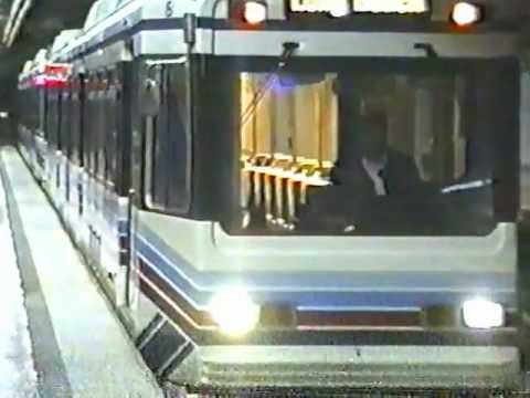 Los Angeles Metro Blue line 1991 - YouTube