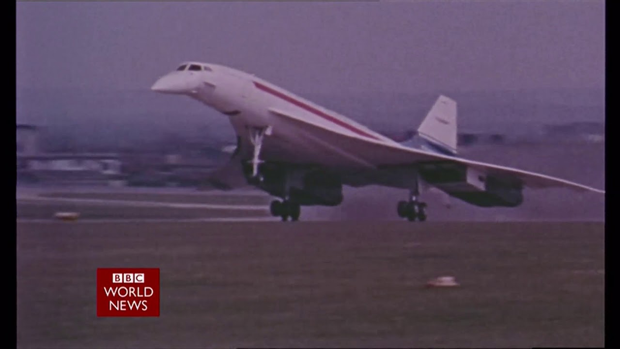 50th anniversary of 1st British flight of Concorde (UK) - BBC News ...